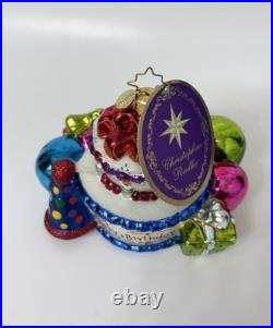 Christopher Radko Birthday Wishes Cake Ornament Exclusively Ours ...